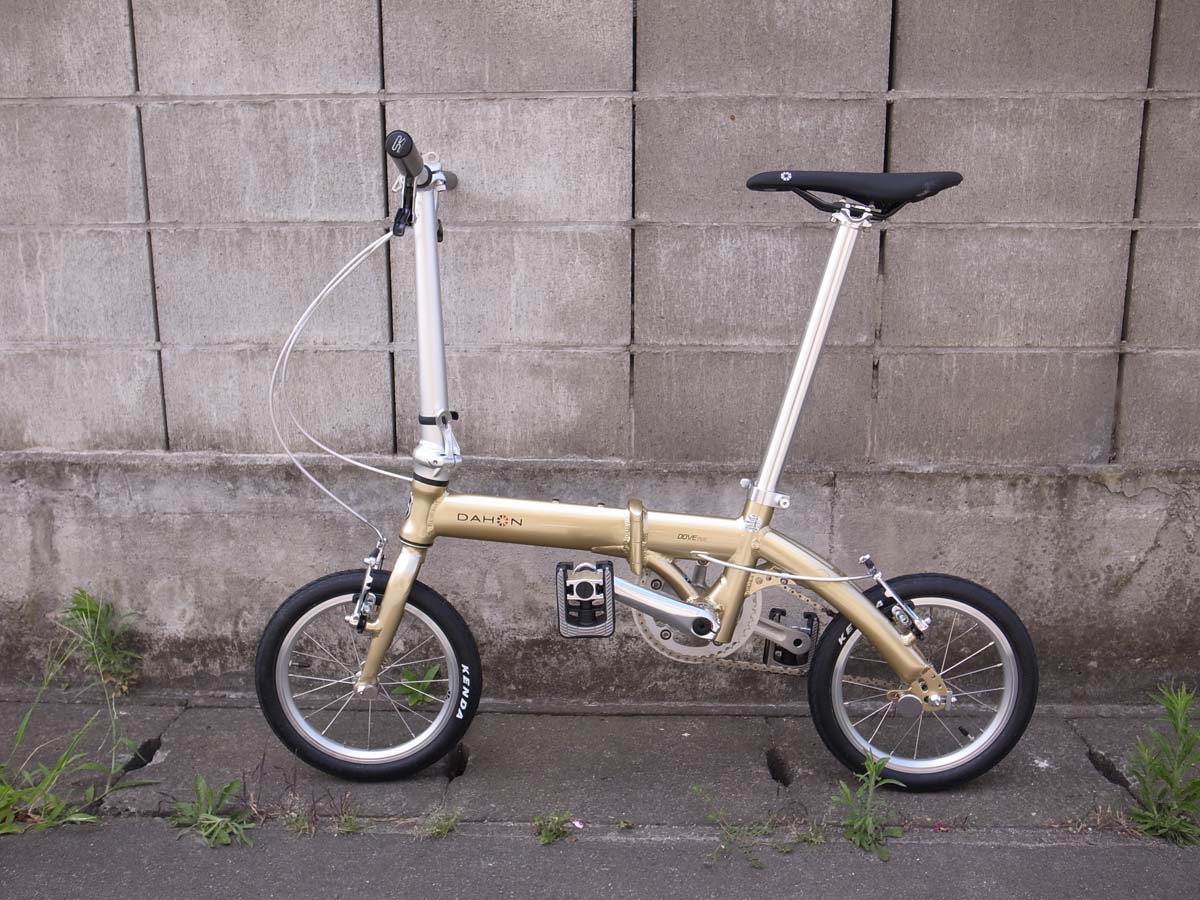 DAHON DOVE Plus2018年モデル乗り出し仕様 - ピストバイクカスタムラボ（Fixed Gear Custom Lab）