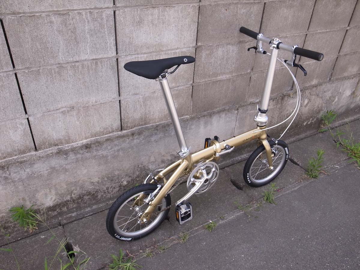 DAHON DOVE Plus2018年モデル乗り出し仕様 - ピストバイクカスタムラボ（Fixed Gear Custom Lab）