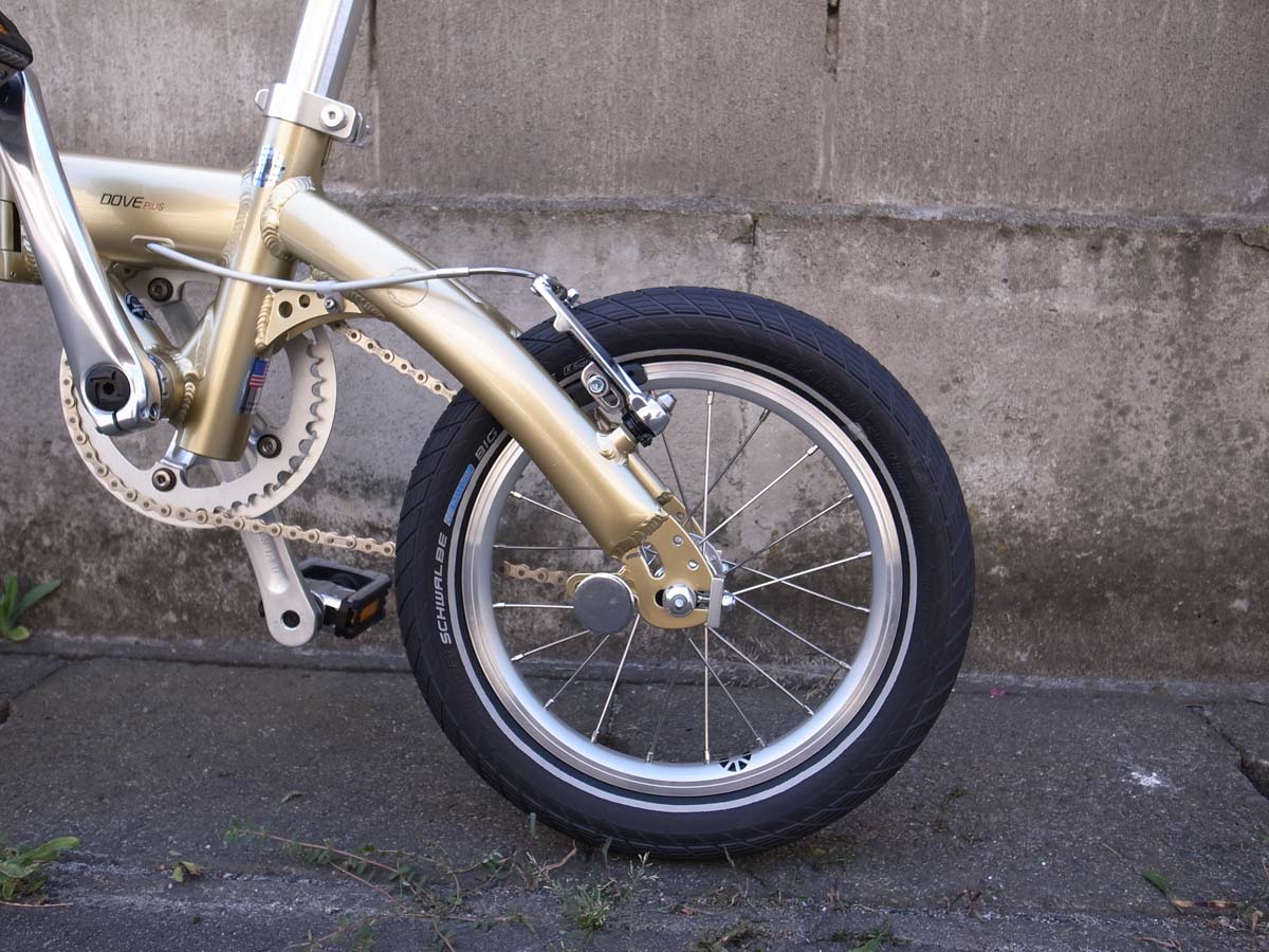 DAHON DOVE Plus2018年モデルビッグアップル仕様 - ピストバイクカスタムラボ（Fixed Gear Custom Lab）