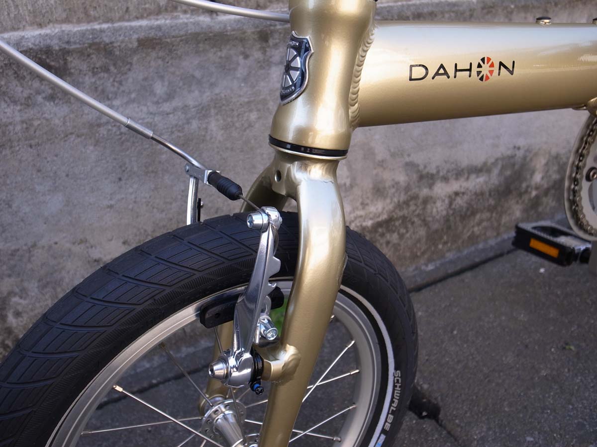 DAHON DOVE Plus2018年モデルビッグアップル仕様 - ピストバイクカスタムラボ（Fixed Gear Custom Lab）
